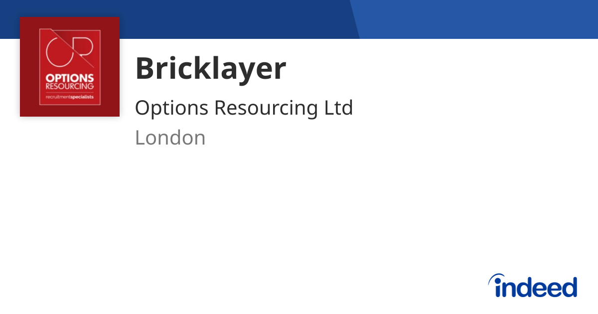 Bricklayer - London N19 5NF - Indeed.com