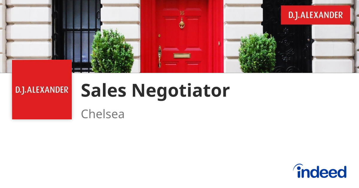 Sales Negotiator - Chelsea SW1W - Indeed.com