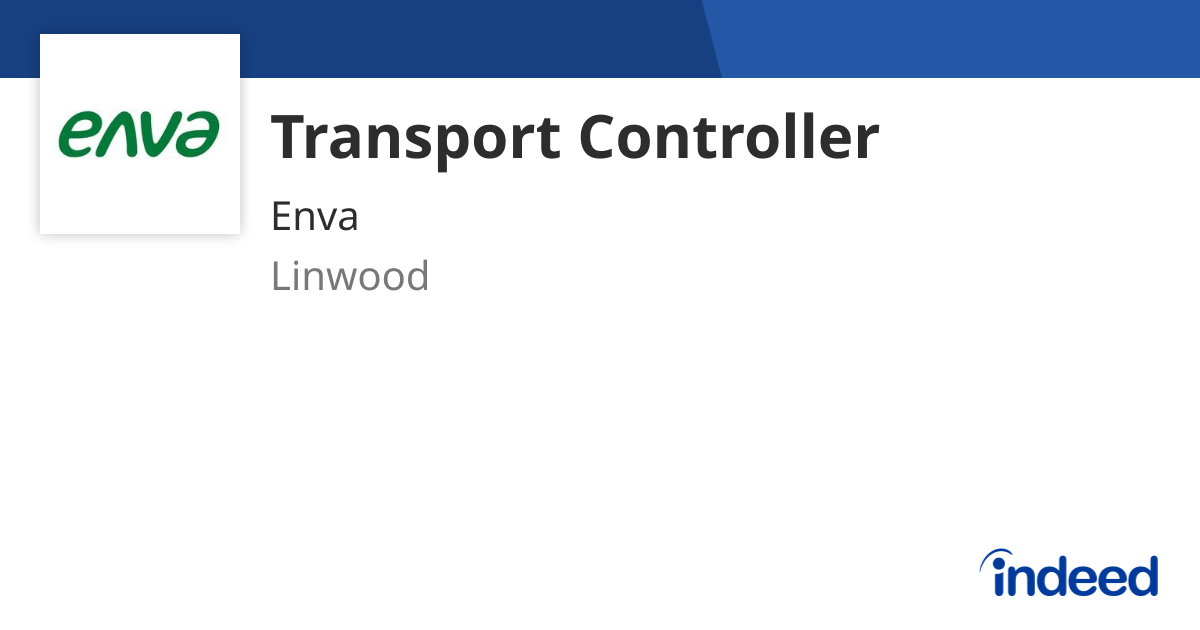Transport Controller - Linwood PA3 3BD - Indeed.com