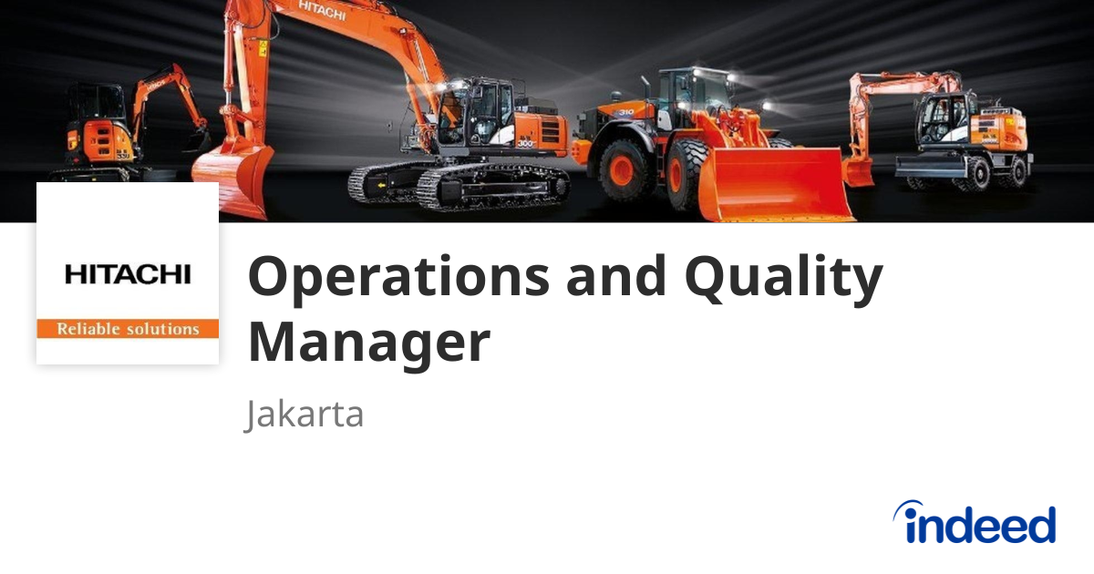 Operations and Quality Manager - Jakarta - Indeed.com