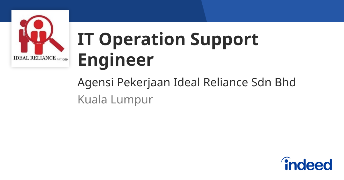 IT Operation Support Engineer - Kuala Lumpur - Indeed.com