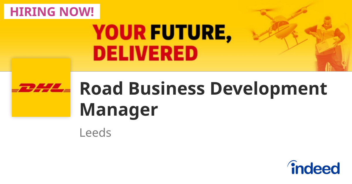 Road Business Development Manager - Leeds - Indeed.com