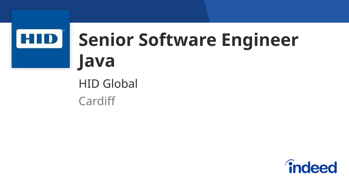 Senior Software Engineer Java - Cardiff CF15 7AB - Indeed.com