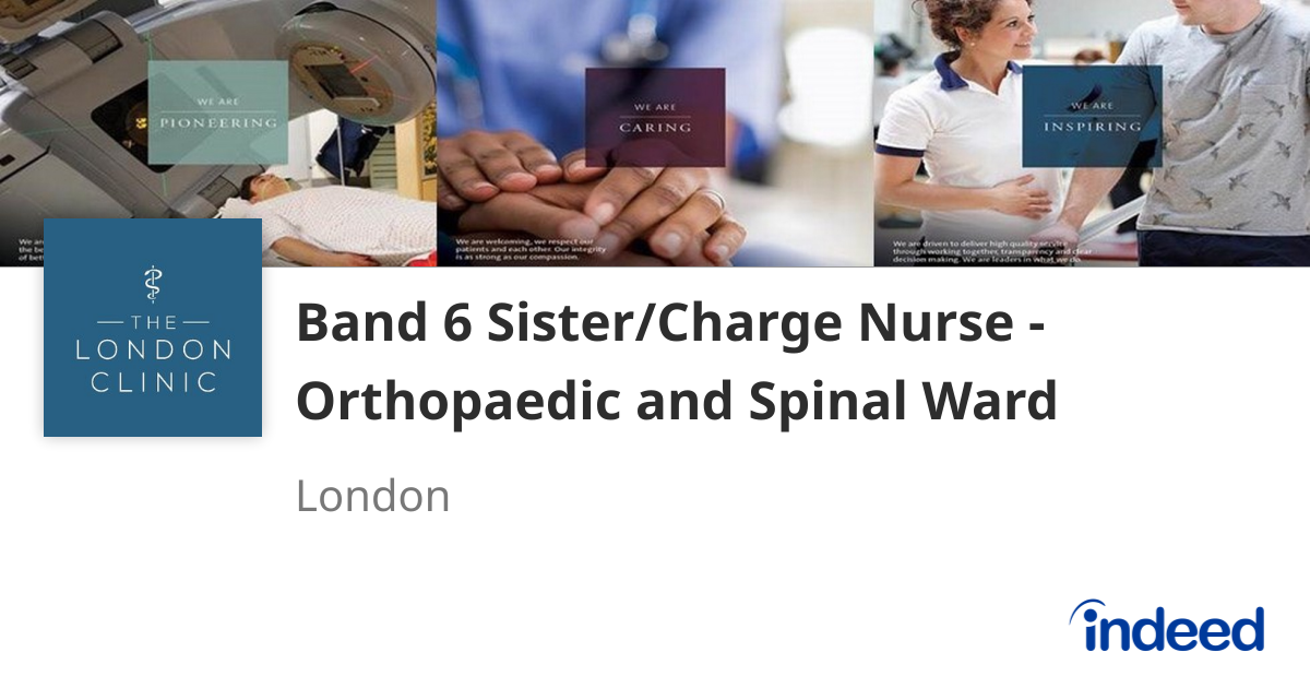 Band 6 Sister/Charge Nurse - Orthopaedic and Spinal Ward - London ...