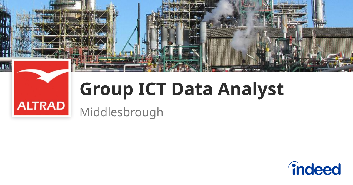 Group ICT Data Analyst - Middlesbrough TS6 - Indeed.com