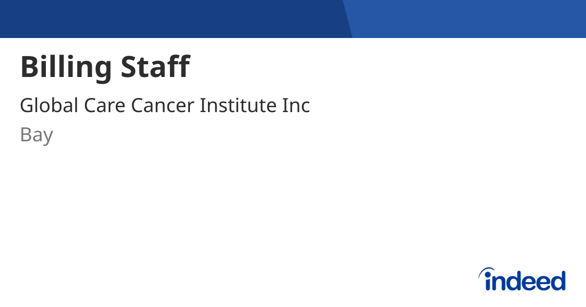 Billing Staff - Bay - Indeed.com