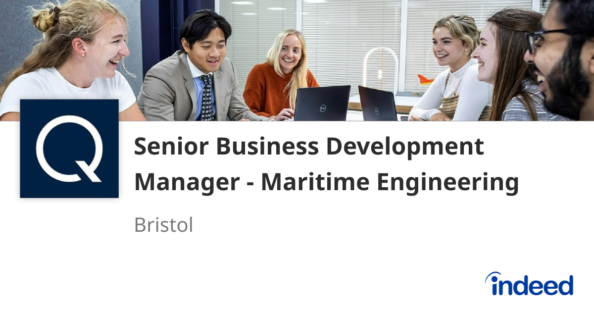 Senior Business Development Manager - Maritime Engineering Services ...