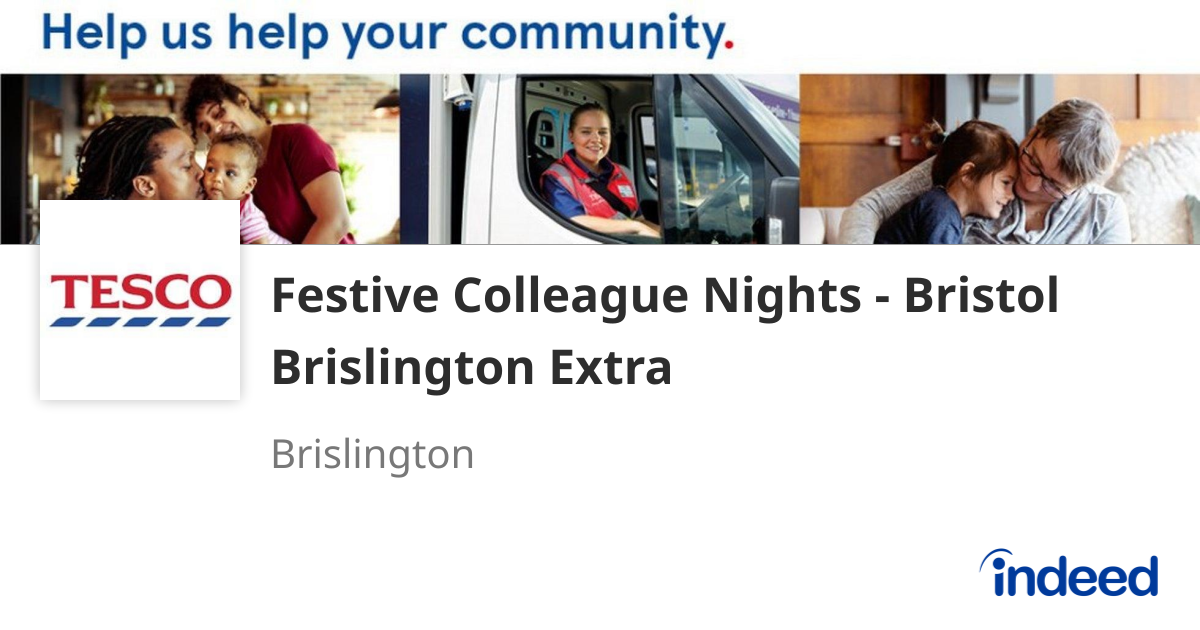 Festive Colleague Nights - Bristol Brislington Extra - Brislington BS4 ...