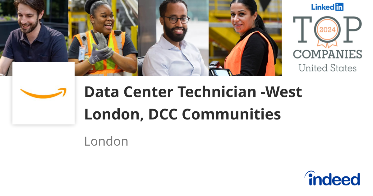 Data Center Technician -West London, DCC Communities - London - Indeed.com