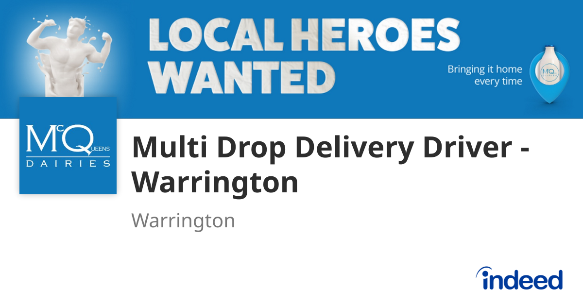 Multi Drop Delivery Driver - Warrington - Warrington - Indeed.com