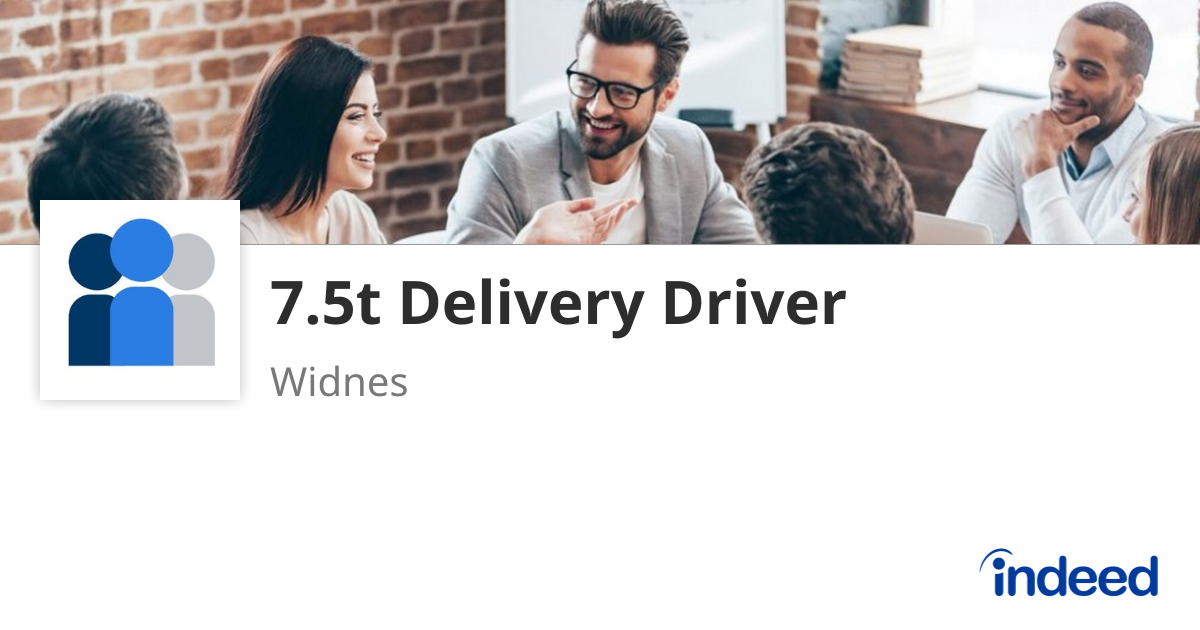 7.5t Delivery Driver - Widnes WA8 0GW - Indeed.com