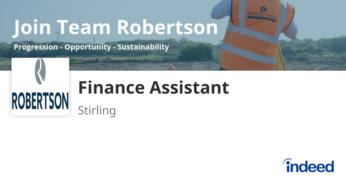 Finance Assistant - Elgin IV30 6AE - Indeed.com