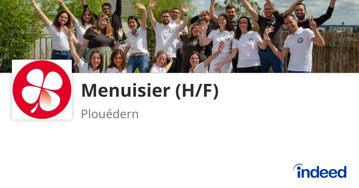 Menuisier (H/F) - 29800 Plouédern - Indeed.com