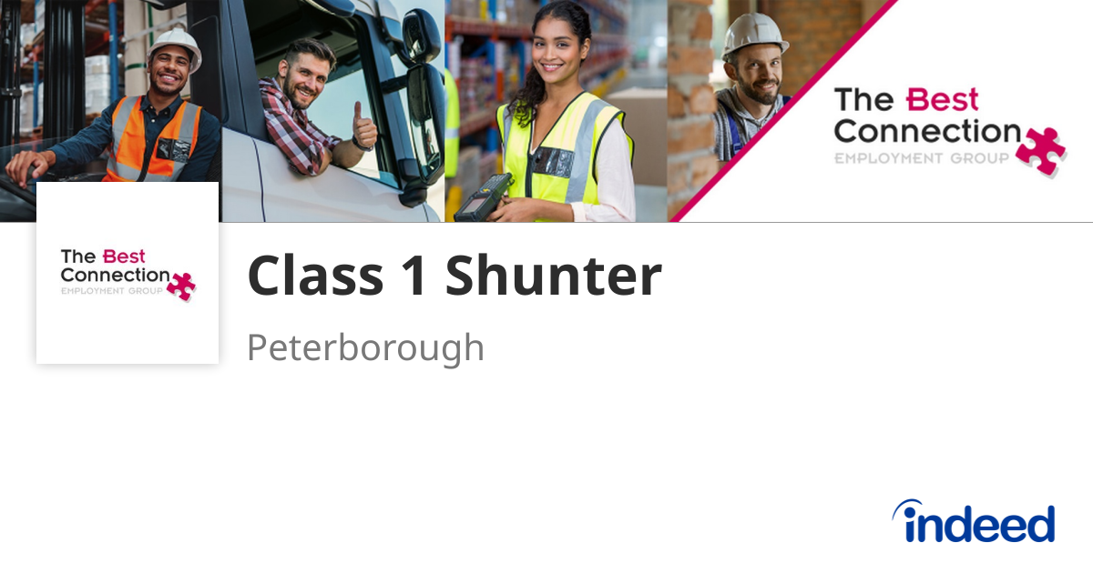 Class 1 Shunter - Peterborough - Indeed.com