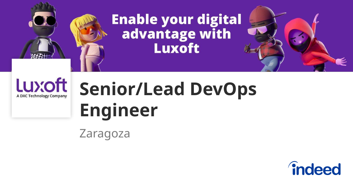 Senior/Lead DevOps Engineer - Zaragoza, Zaragoza provincia - Indeed.com