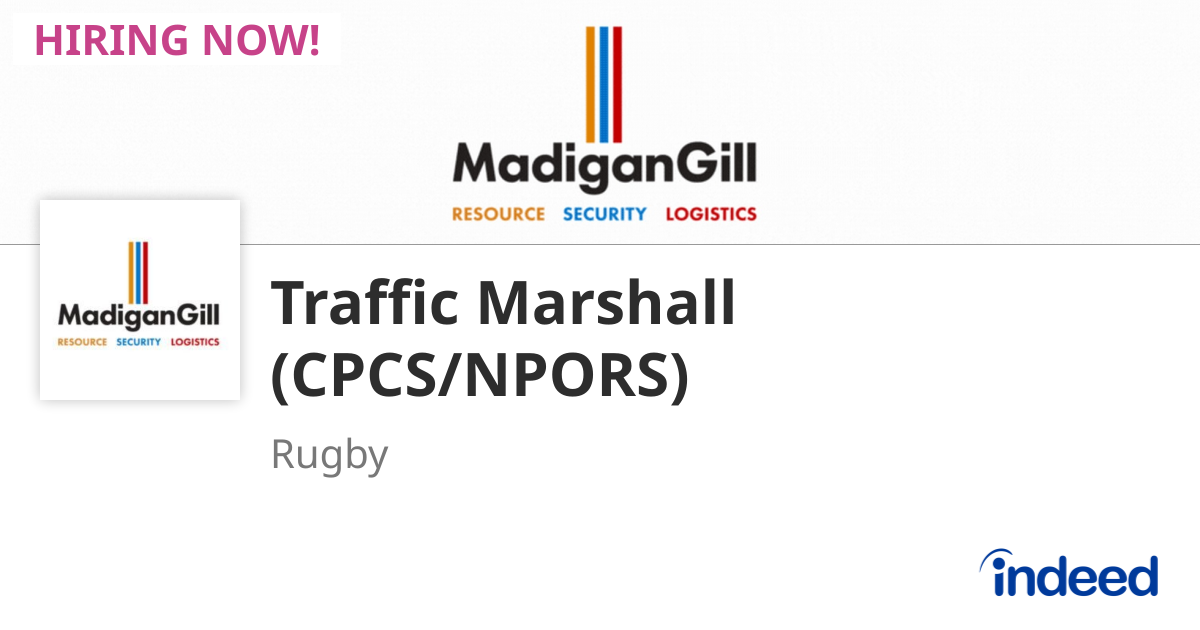 Traffic Marshall (CPCS/NPORS) - Rugby - Indeed.com