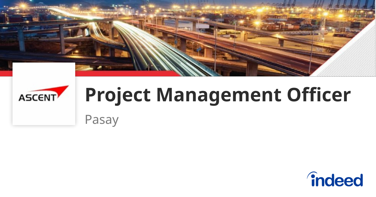 Project Management Officer - Pasay - Indeed.com