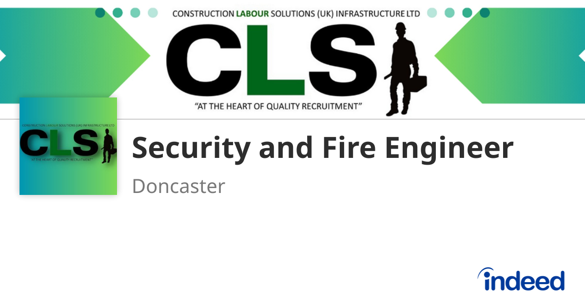 Security and Fire Engineer - Doncaster - Indeed.com