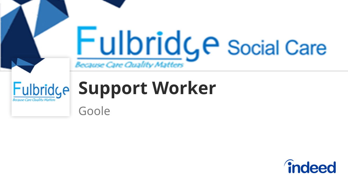 Support Worker - Goole - Indeed.com