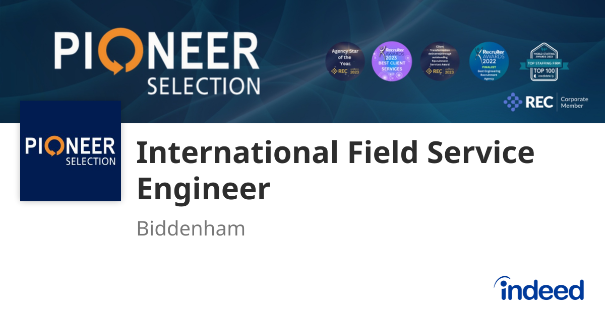 International Field Service Engineer - Biddenham MK40 1LX - Indeed.com