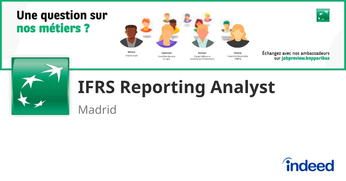 IFRS Reporting Analyst - Madrid, Madrid provincia - Indeed.com