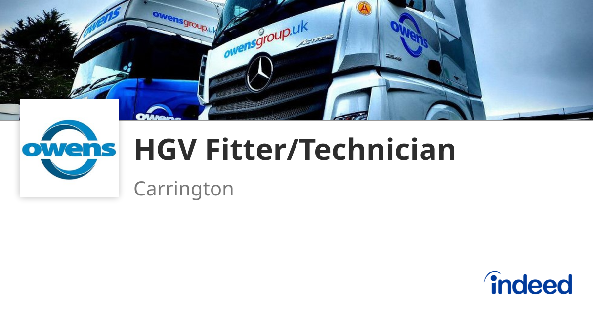 HGV Fitter/Technician - Carrington M31 - Indeed.com