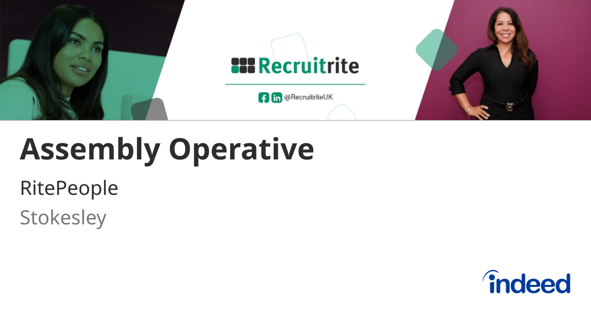 Assembly Operative - Stokesley - Indeed.com