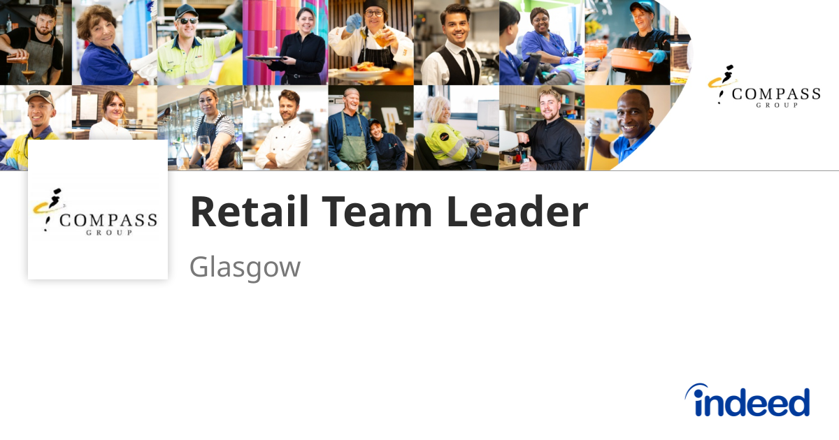 Retail Team Leader - Glasgow - Indeed.com