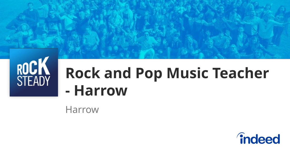 Rock and Pop Music Teacher - Harrow - Harrow - Indeed.com