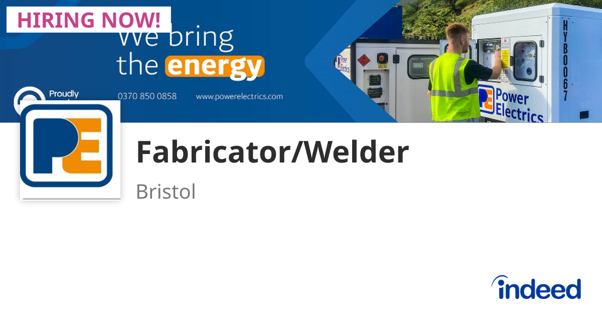 Fabricator/Welder - Bristol BS30 8TY - Indeed.com