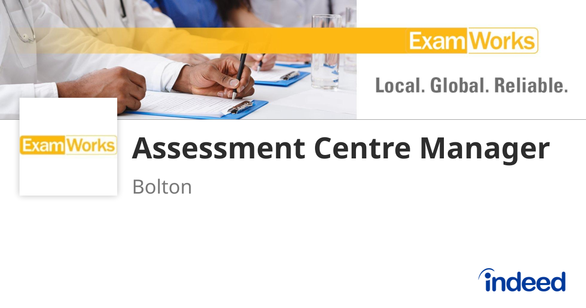 Assessment Centre Manager - United Kingdom - Indeed.com
