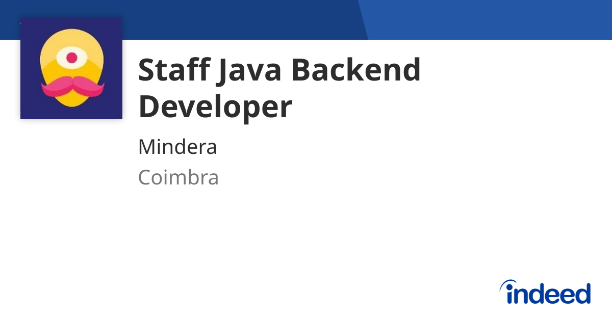 Staff Java Backend Developer - Coimbra - Indeed.com
