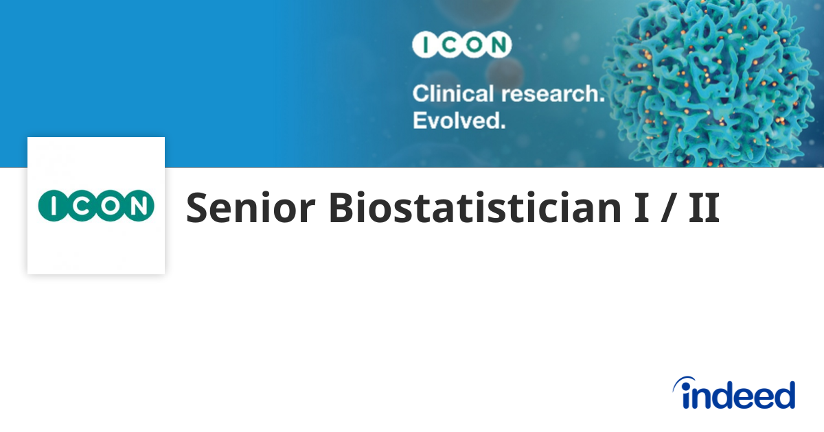 Senior Biostatistician I / II - Bengaluru, Karnataka - Indeed.com