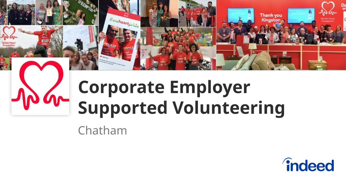 Corporate Employer Supported Volunteering - Chatham ME4 4HY - Indeed.com