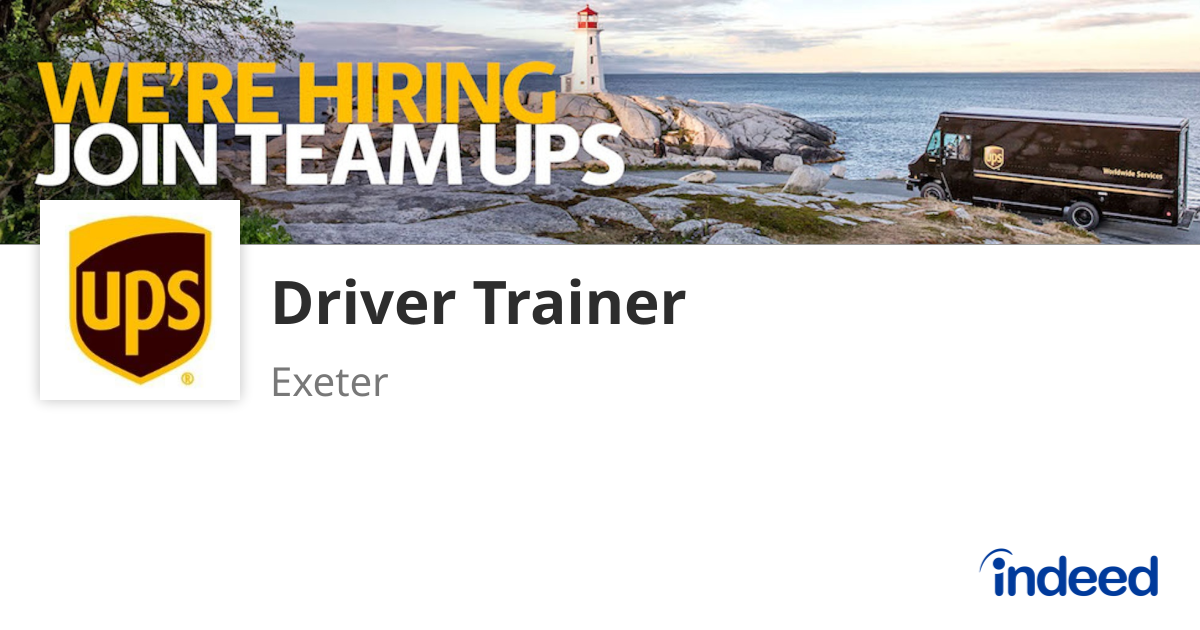 Driver Trainer - Exeter EX2 8NY - Indeed.com