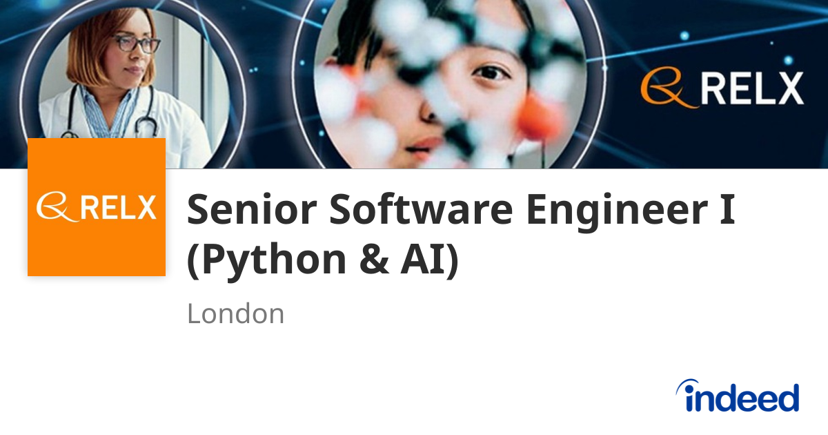 Senior Software Engineer I (Python & AI) - London - Indeed.com