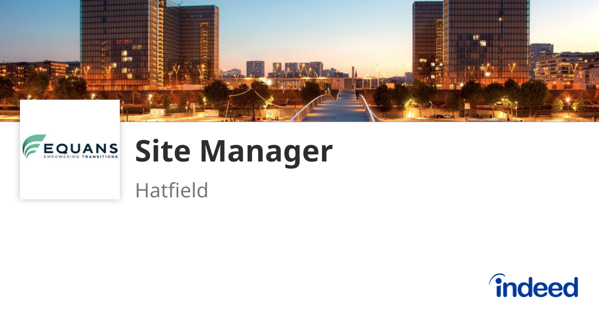 Site Manager - Hatfield - Indeed.com