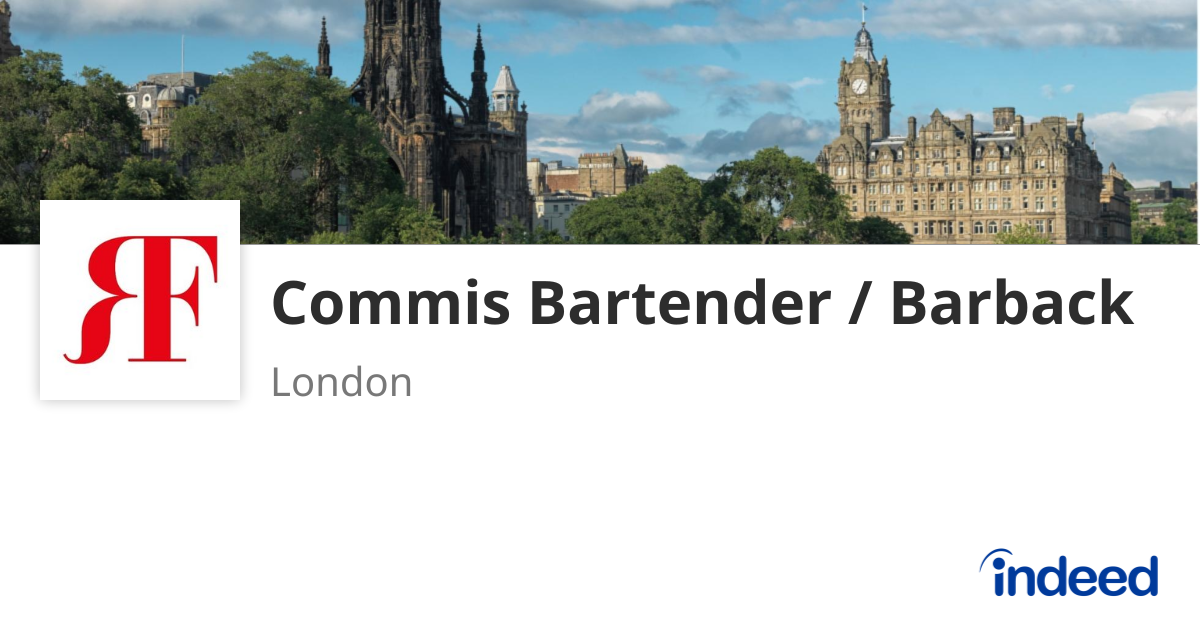 Commis Bartender / Barback - London W1S 4BP - Indeed.com