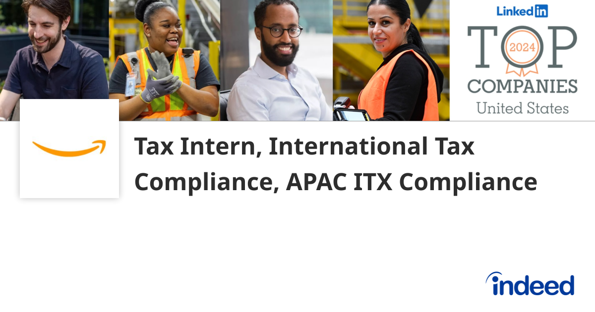 Tax Intern, International Tax Compliance, APAC ITX Compliance - Hyderabad, Telangana - Indeed.com