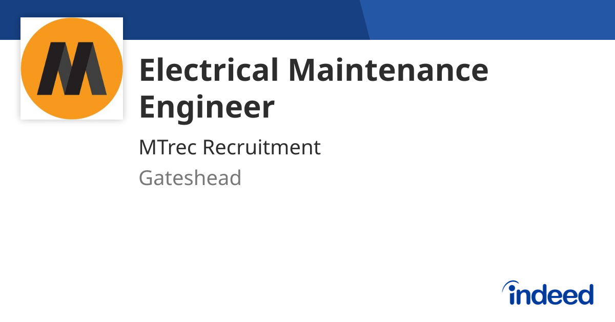 Electrical Maintenance Engineer - Gateshead - Indeed.com