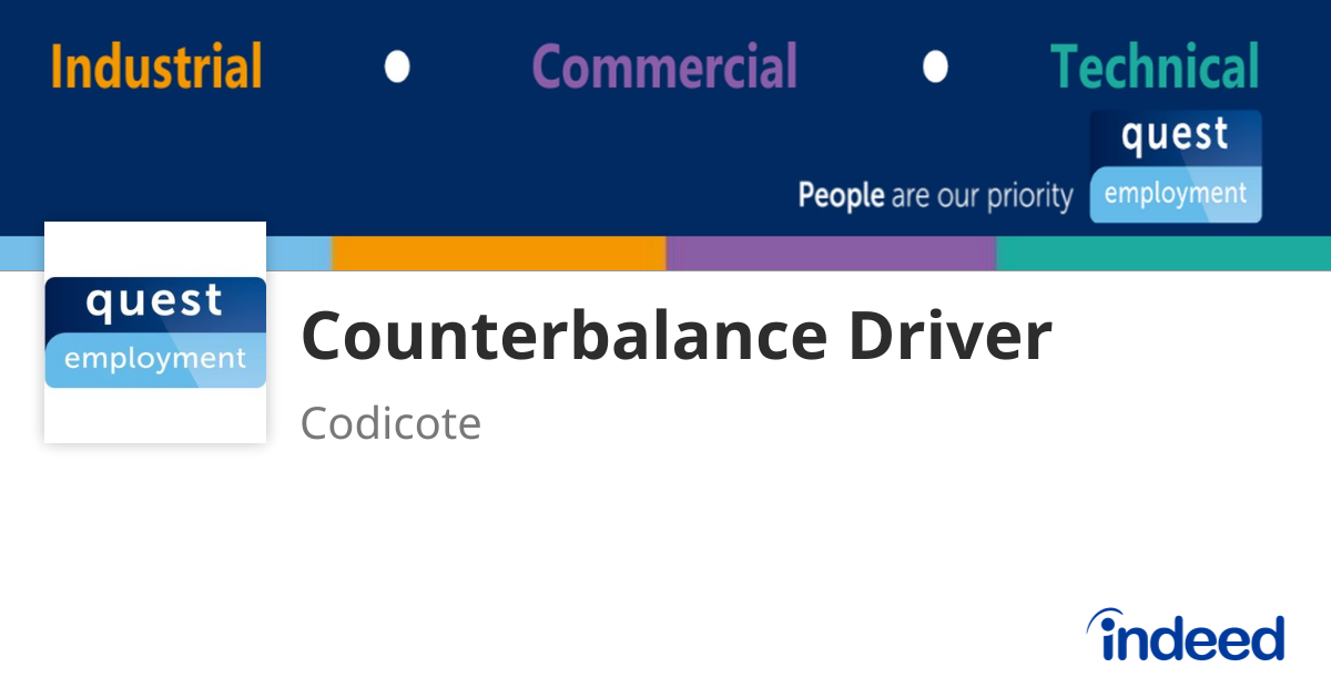 Counterbalance Driver - Codicote SG4 7AR - Indeed.com