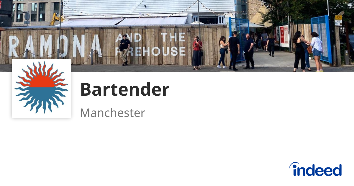 Bartender - Manchester M4 - Indeed.com