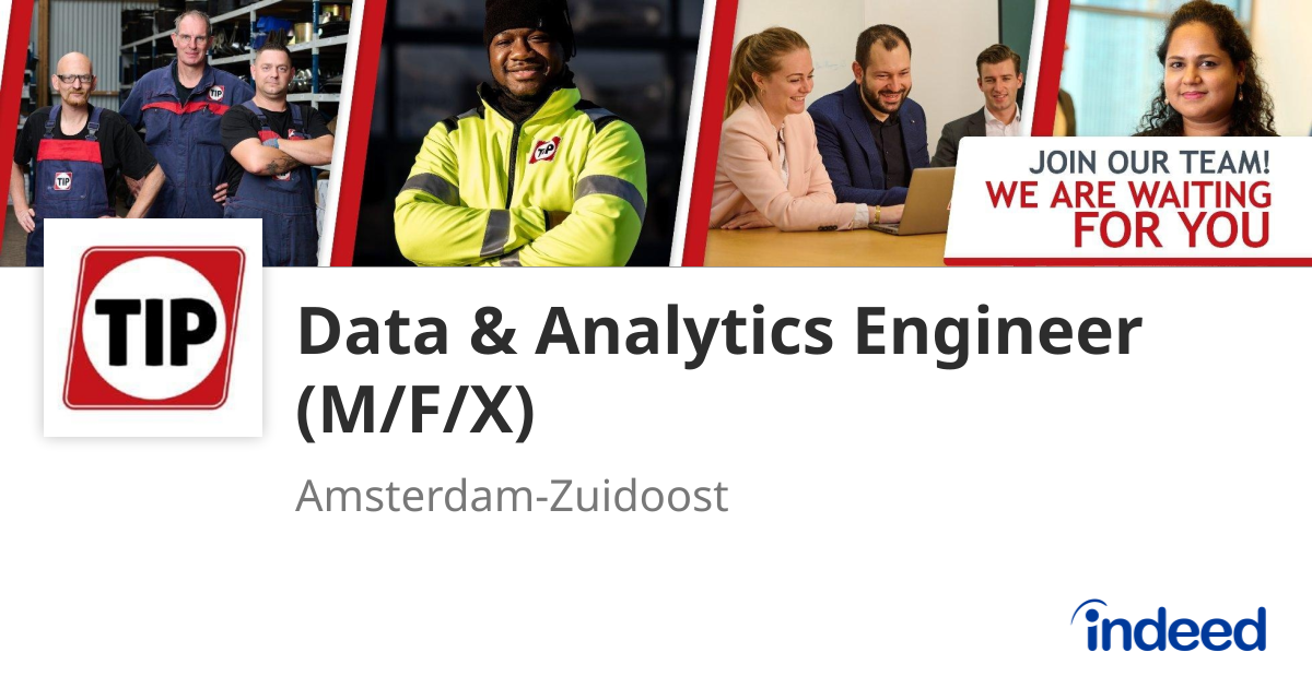 Data & Analytics Engineer (M/F/X) - 1101 Amsterdam-Zuidoost - Indeed.com