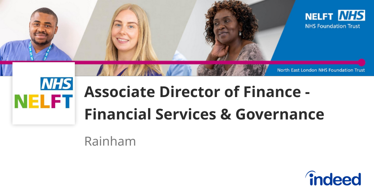 Associate Director of Finance - Financial Services & Governance - Rainham RM13 8GQ - Indeed.com