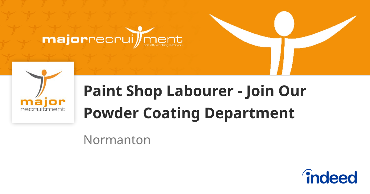 Paint Shop Labourer - Join Our Powder Coating Department - Normanton ...