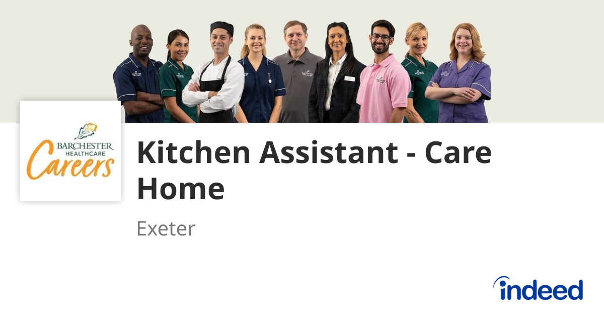 Kitchen Assistant - Care Home - Exeter EX1 - Indeed.com