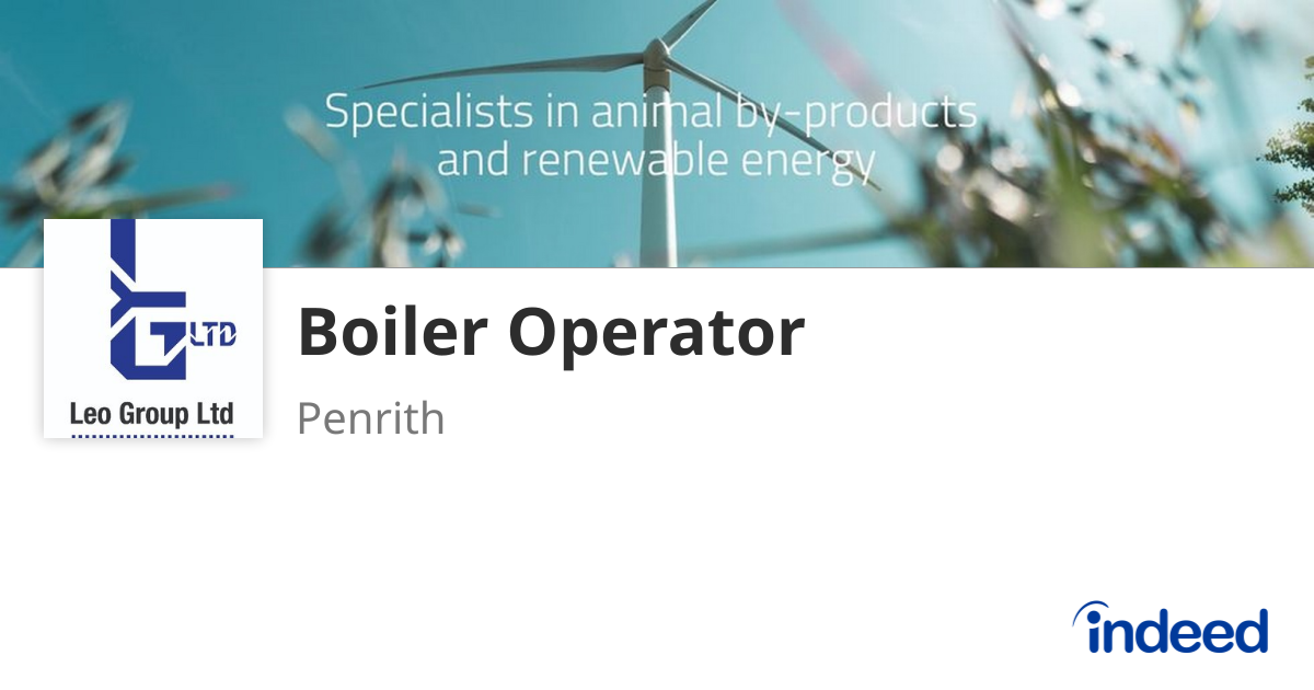 Boiler Operator - Penrith CA11 0BX - Indeed.com
