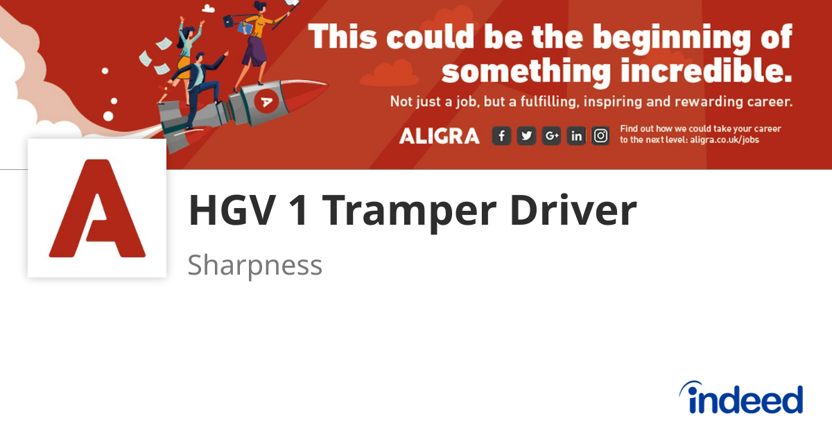HGV 1 Tramper Driver - Sharpness GL13 - Indeed.com