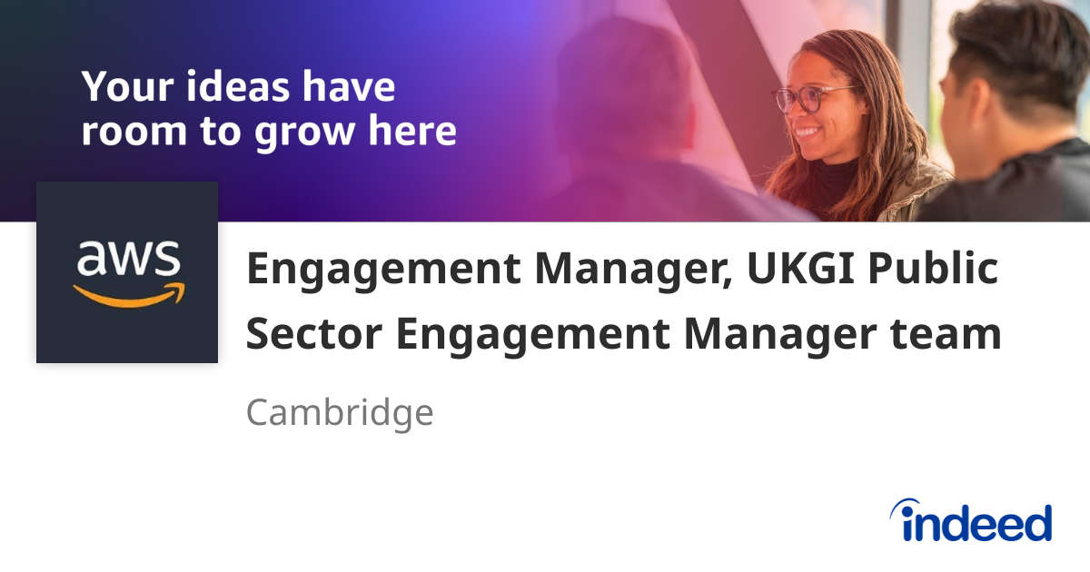 Engagement Manager, UKGI Public Sector Engagement Manager team ...