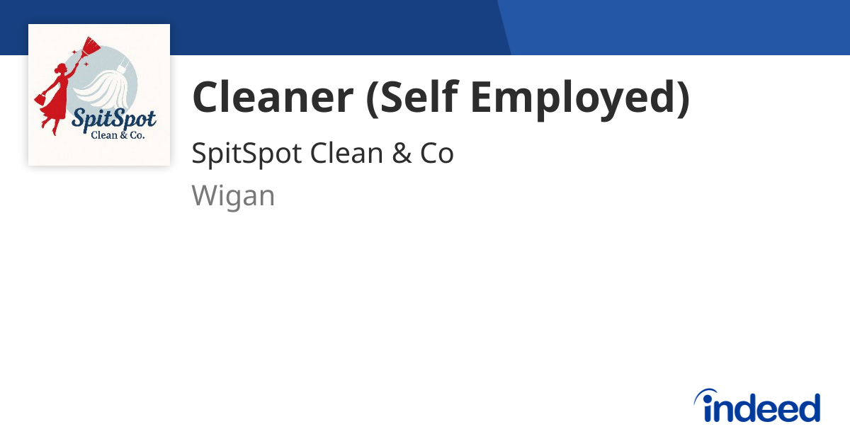 Self-Employed Cleaner (Subcontractor) - Wigan - Indeed.com